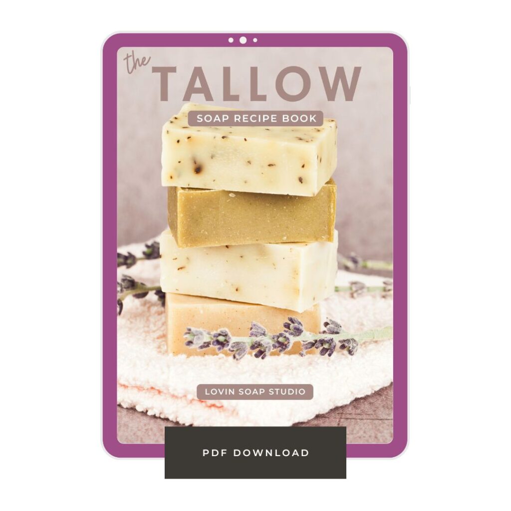 Get 37 Recipes for Cold Process Soap with Tallow!